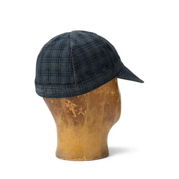 Ralph Lauren Plaid Jacquard Denim Engineer Cap