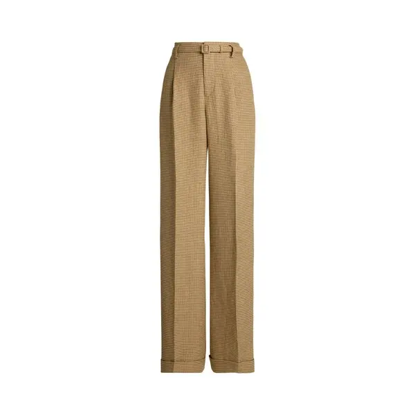 Ralph Lauren Acklie Houndstooth Tweed Pant