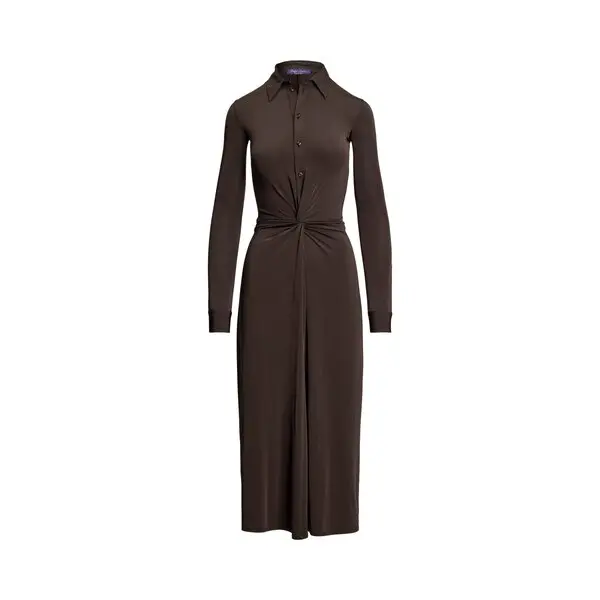 Ralph Lauren Twist-front Jersey Day Dress