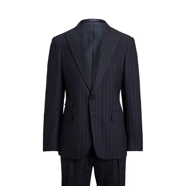 Ralph Lauren Gregory Hand-tailored Pinstripe Suit