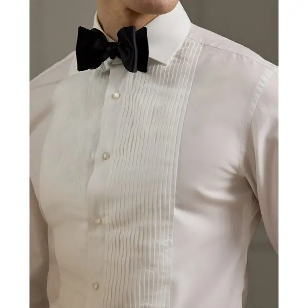 Ralph Lauren Poplin French Cuff Tuxedo Shirt