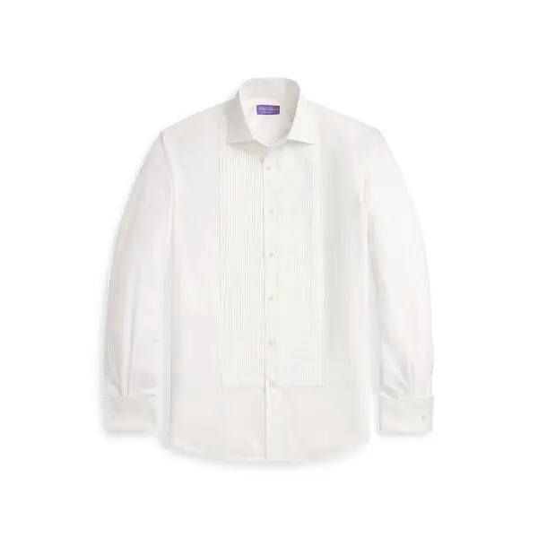 Ralph Lauren Poplin French Cuff Tuxedo Shirt