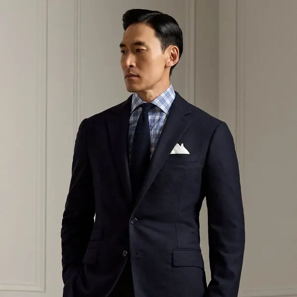 Ralph Lauren Kent Hand-tailored Flannel Sport Coat
