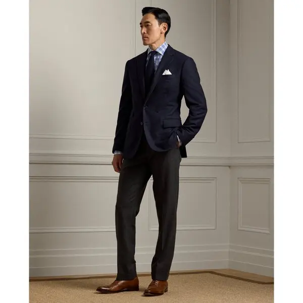 Ralph Lauren Kent Hand-tailored Flannel Sport Coat