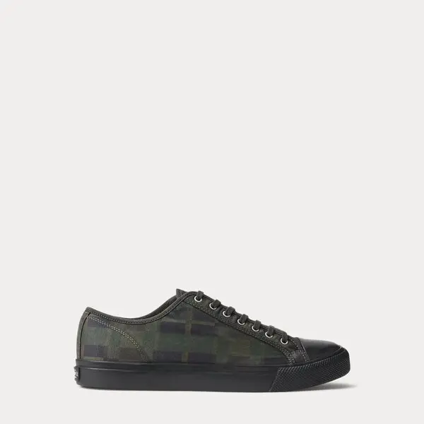 Ralph Lauren Check-print Oilcloth Sneaker