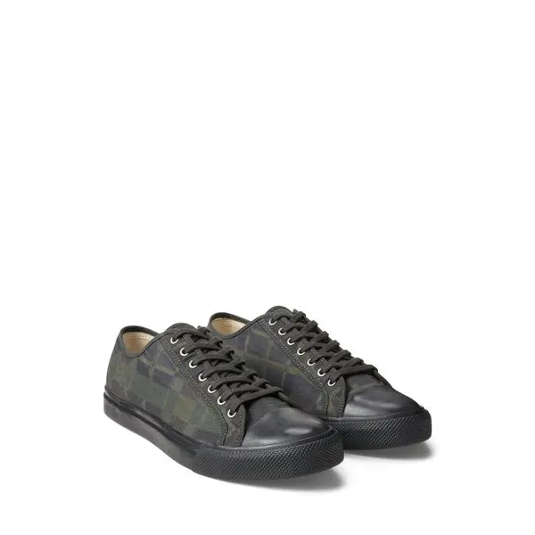 Ralph Lauren Check-print Oilcloth Sneaker