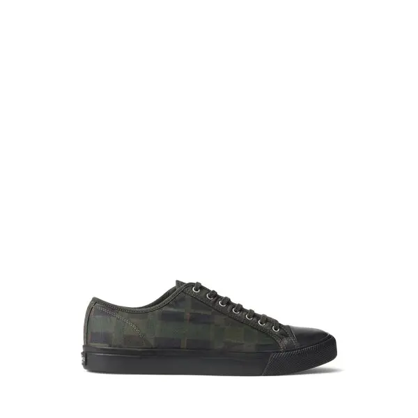 Ralph Lauren Check-print Oilcloth Sneaker