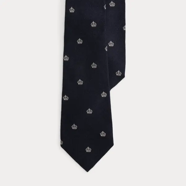 Ralph Lauren Silk-cashmere Club Tie
