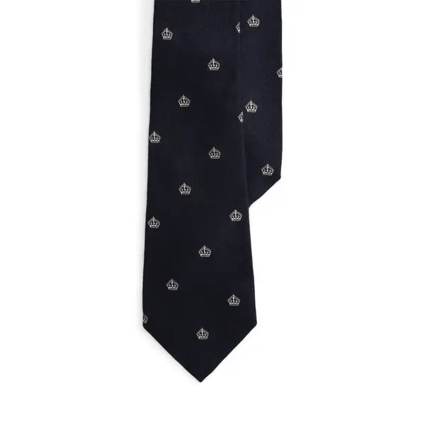 Ralph Lauren Silk-cashmere Club Tie