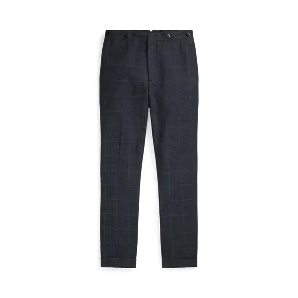 Ralph Lauren Slim Fit Indigo Checked Suit Trouser