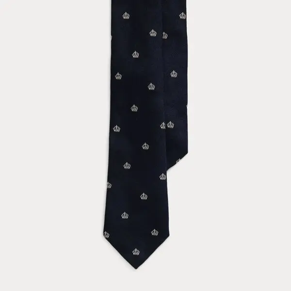 Ralph Lauren Silk-cashmere Club Tie