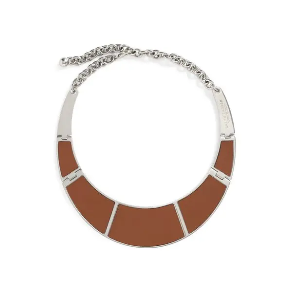 Ralph Lauren Inset-wood Plaque Necklace