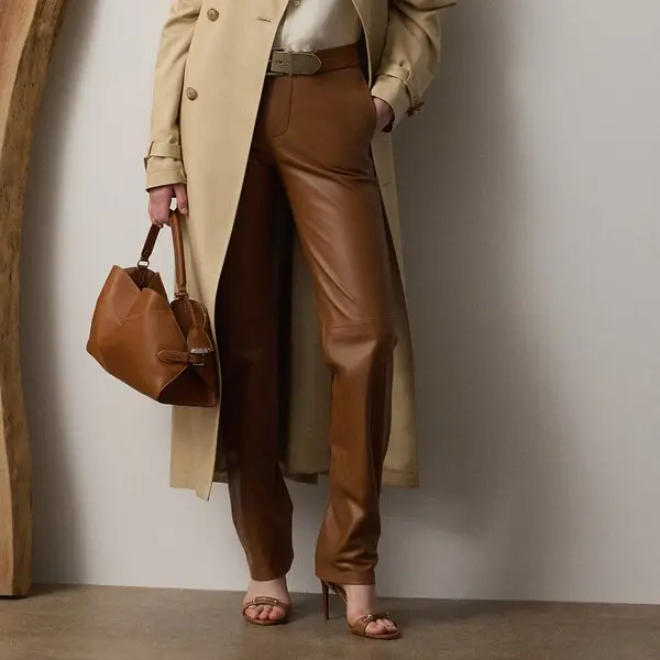 Ralph Lauren Benjamen Lambskin Pant