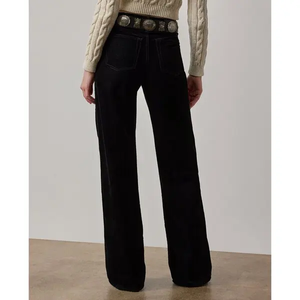 Ralph Lauren Mae Flocked Wide-leg Jean