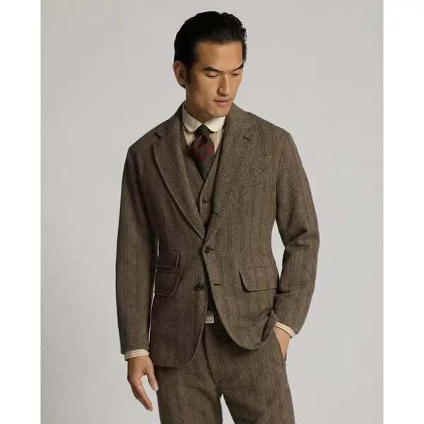 Ralph Lauren Unconstructed Herringbone Sport Coat