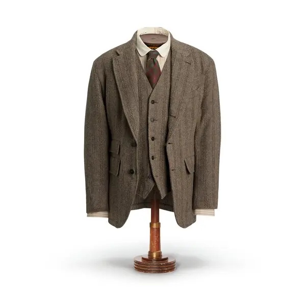 Ralph Lauren Unconstructed Herringbone Sport Coat