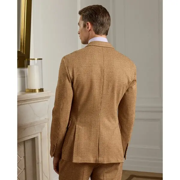 Ralph Lauren Hadley Hand-tailored Plaid Jersey Jacket