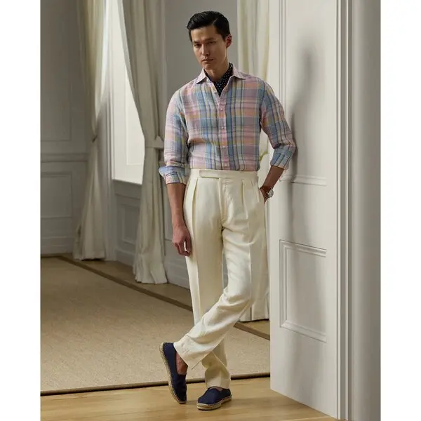 Ralph Lauren Plaid Linen Shirt