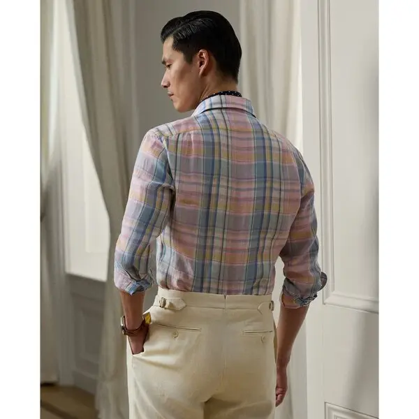 Ralph Lauren Plaid Linen Shirt