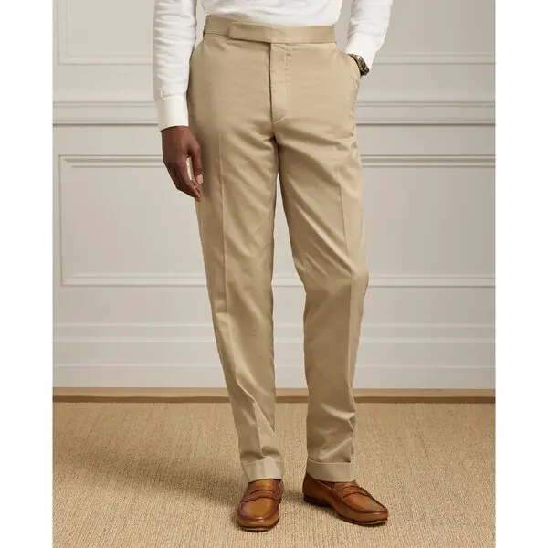 Ralph Lauren Gregory Hand-tailored Sateen Trouser