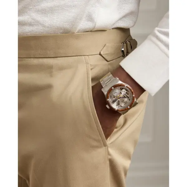 Ralph Lauren Gregory Hand-tailored Sateen Trouser