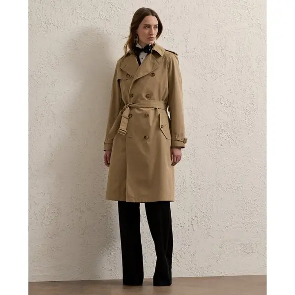 Ralph Lauren Niles Cotton Twill Trench Coat