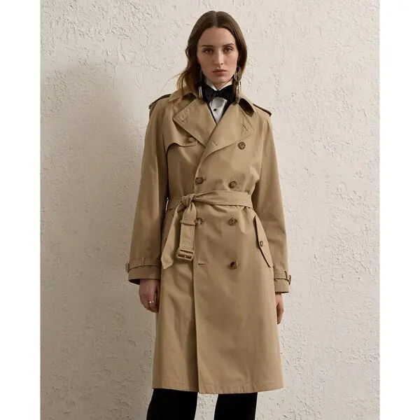 Ralph Lauren Niles Cotton Twill Trench Coat