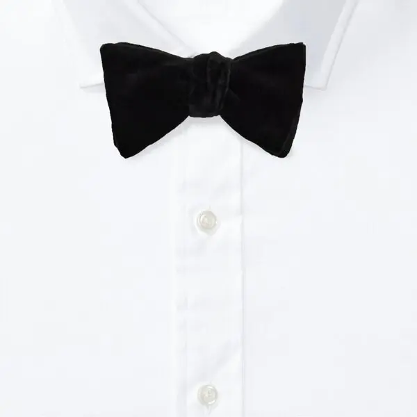 Ralph Lauren Pre-tied Velvet Bow Tie