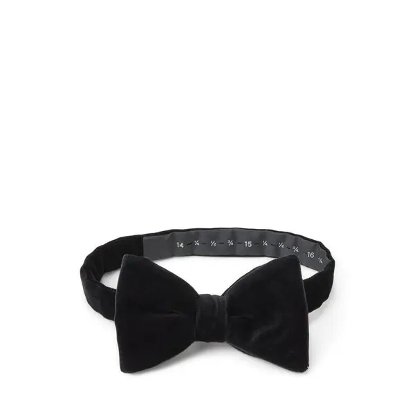 Ralph Lauren Pre-tied Velvet Bow Tie