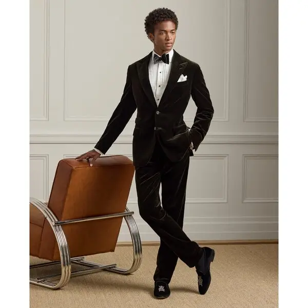 Ralph Lauren Kent Hand-tailored Velvet Jacket