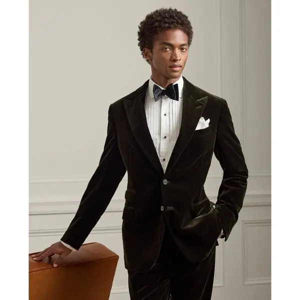 Ralph Lauren Kent Hand-tailored Velvet Jacket