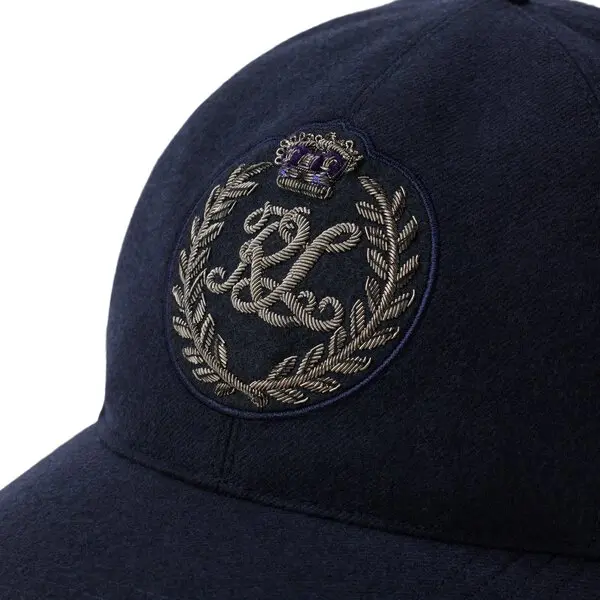Ralph Lauren Bullion Crest Wool Ball Cap