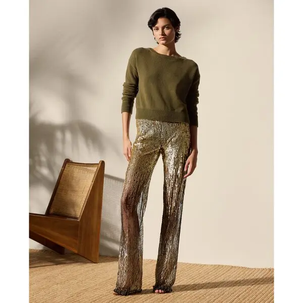 Ralph Lauren Bradlee Embellished Tulle Pant