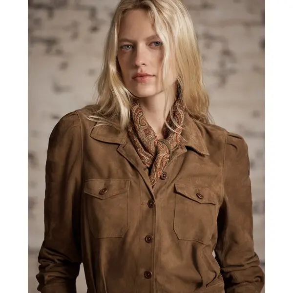 Ralph Lauren Suede Coverall