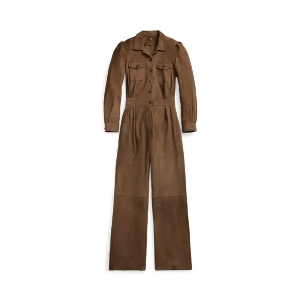 Ralph Lauren Suede Coverall
