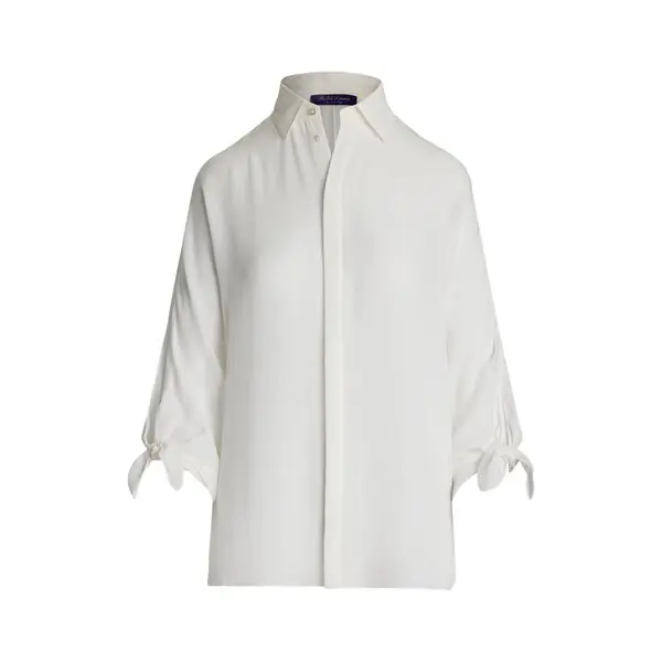 Ralph Lauren Karen Silk Georgette Blouse