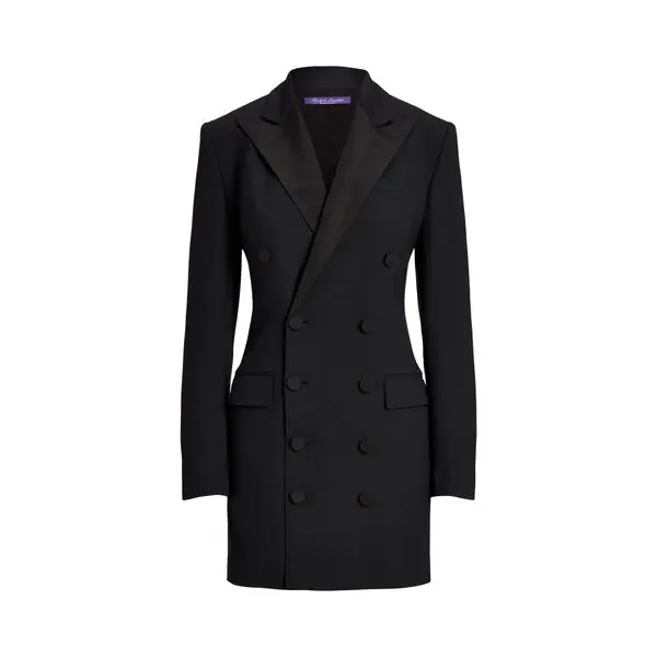 Ralph Lauren Cottrell Double-breasted Cocktail Dress