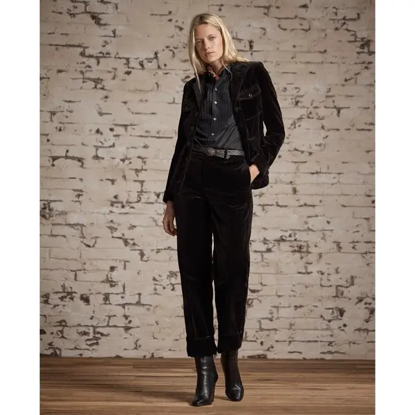 Ralph Lauren Cotton Velvet Pant