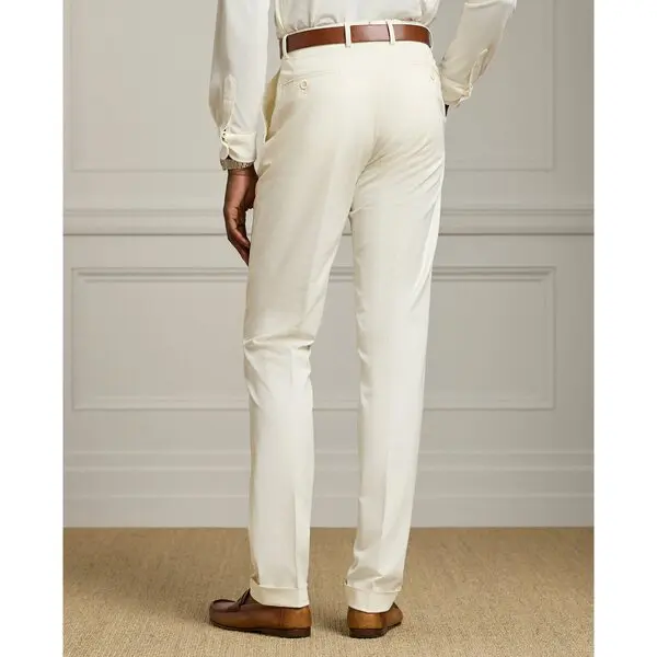 Ralph Lauren Hand-tailored Stretch Chino Trouser - Classic Cream