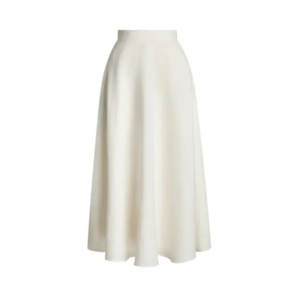 Ralph Lauren Erica Linen Skirt - Cream