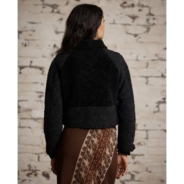Ralph Lauren Shearling-paneled Bouclé Jacket