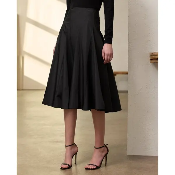 Ralph Lauren Emily Featherweight Taffeta Circle Skirt