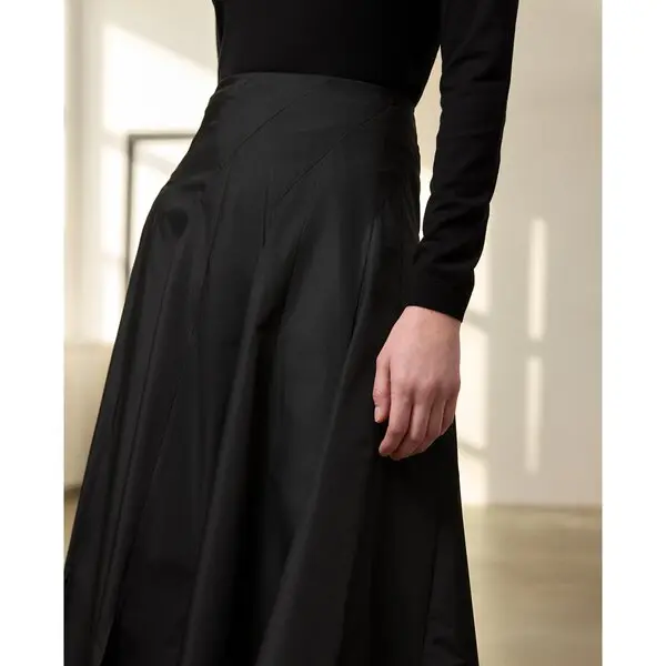Ralph Lauren Emily Featherweight Taffeta Circle Skirt