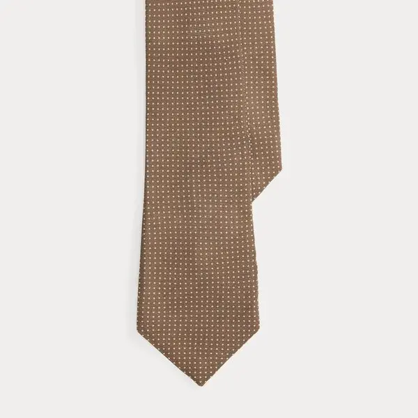 Ralph Lauren Pin Dot Cashmere-silk Tie