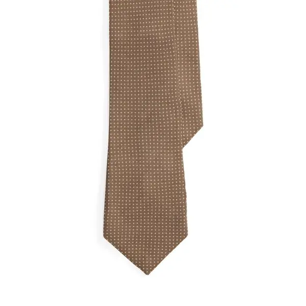 Ralph Lauren Pin Dot Cashmere-silk Tie