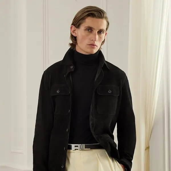 Ralph Lauren Calloway Suede Shirt Jacket