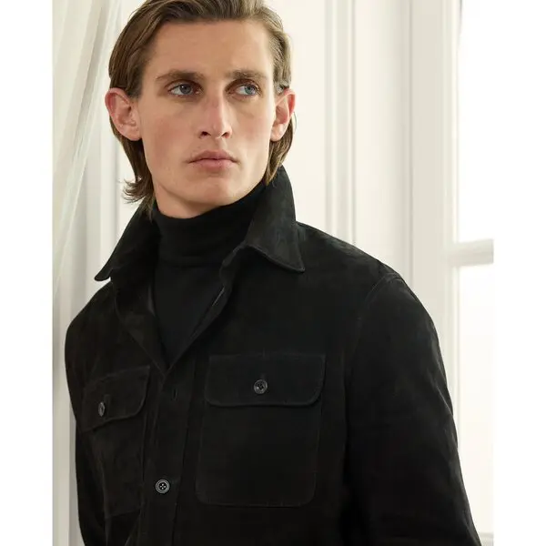Ralph Lauren Calloway Suede Shirt Jacket