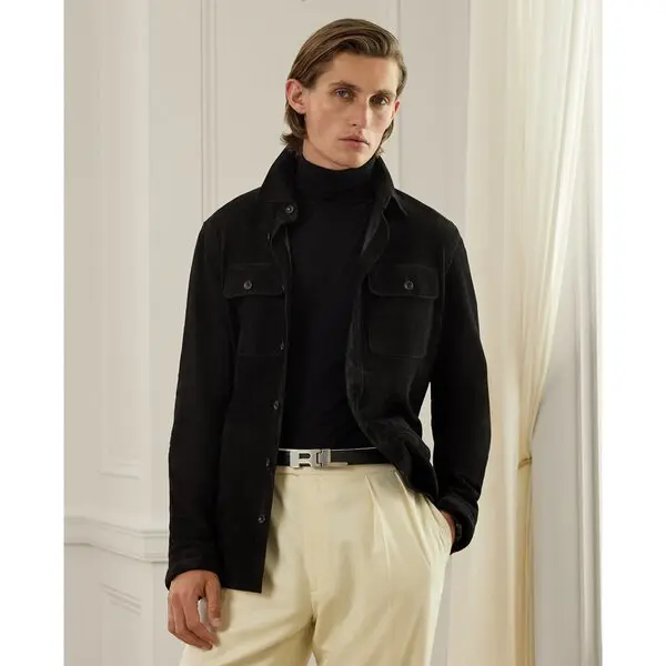 Ralph Lauren Calloway Suede Shirt Jacket