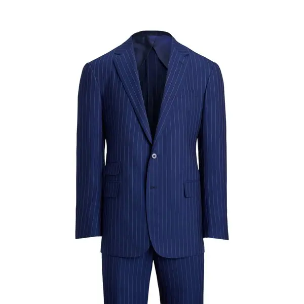 Ralph Lauren Kent Handmade Rope-stripe Suit