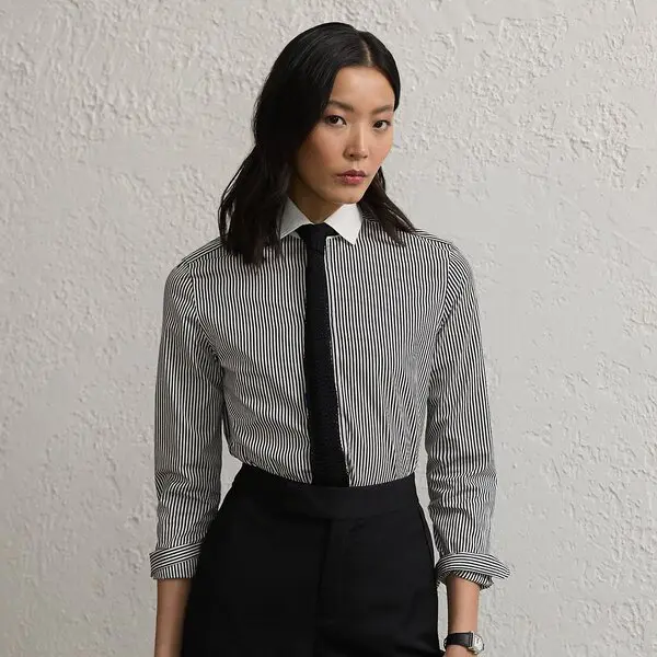 Ralph Lauren Destry Striped Cotton Shirt